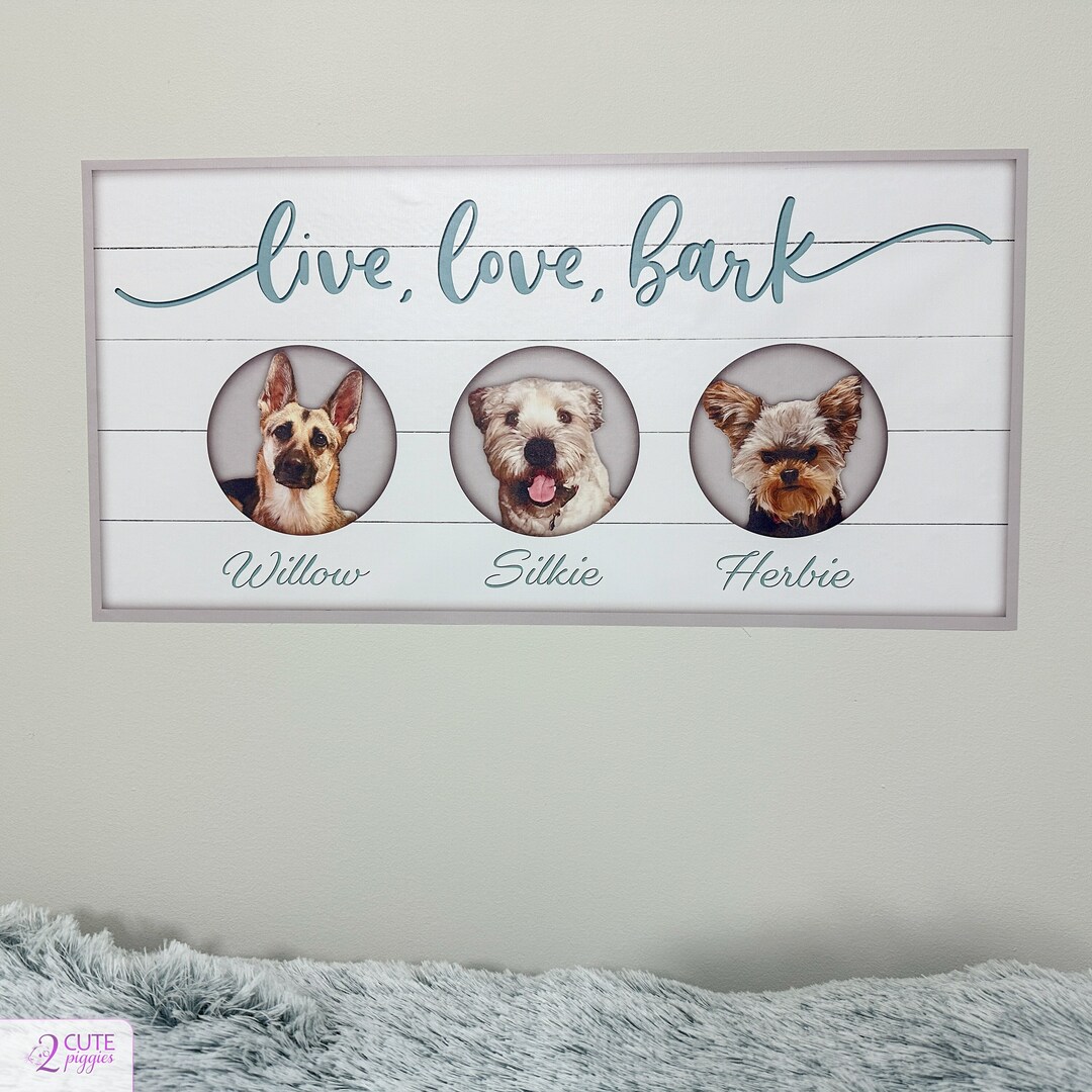Dog Name Sign, Dog Name Sticker, Dog Accessories, Personalized Dog ...