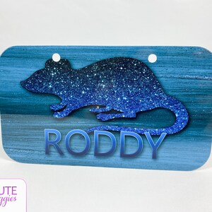 Rat Cage Tag, Rat Cage Accessories, Rat Name Tag, Rat Cage Name Tag ...