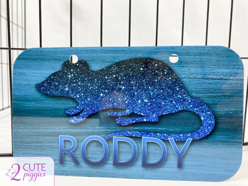 Rat Cage Tag Rat Cage Accessories Rat Name Tag Rat Cage | Etsy