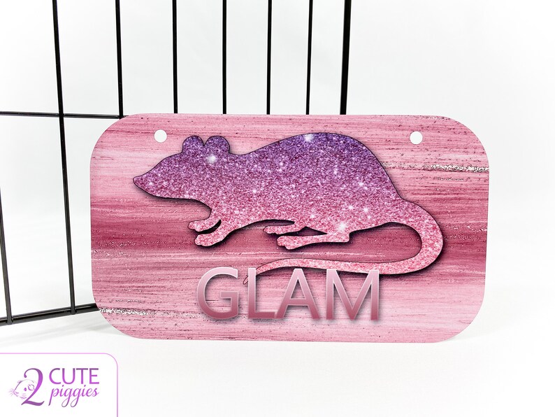 Rat Cage Tag Rat Cage Accessories Rat Name Tag Rat Cage | Etsy