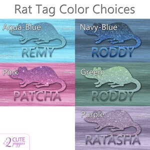 Rat Cage Tag, Rat Cage Accessories, Rat Name Tag, Rat Cage Name Tag ...