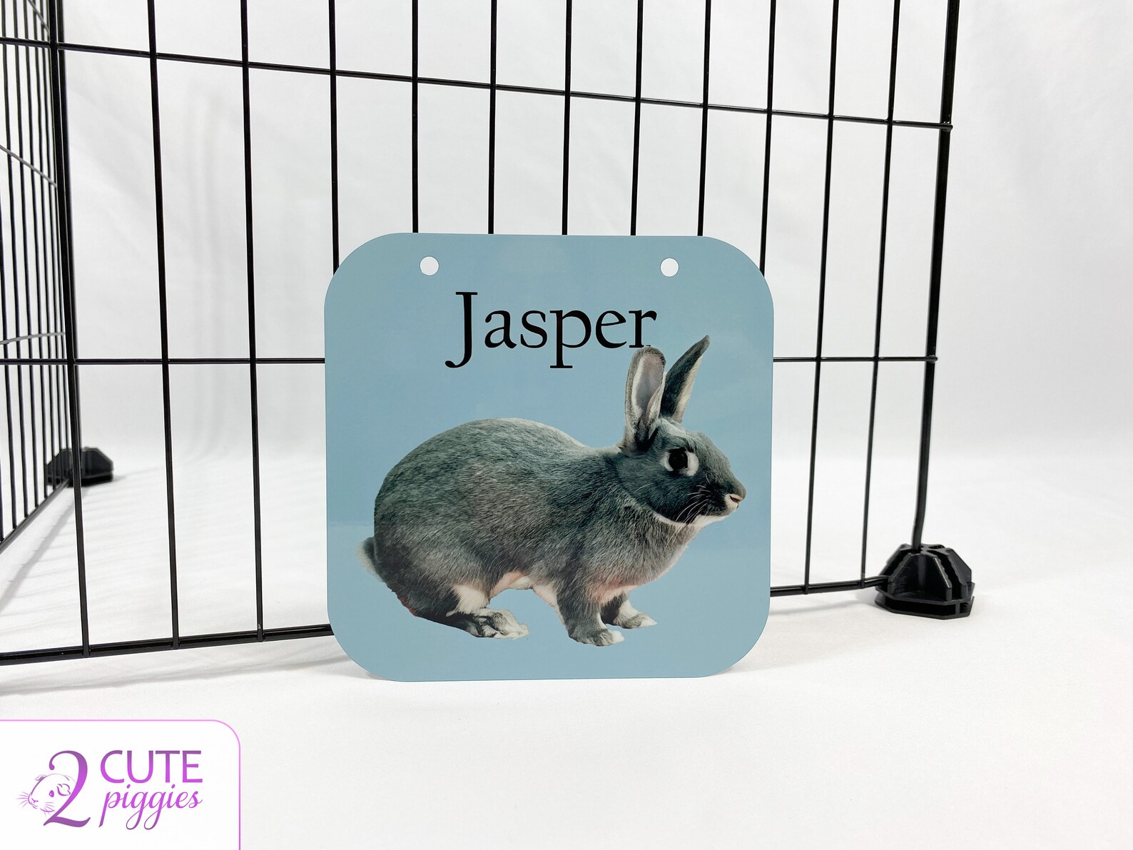 Bunny Rabbit Name Tag Rabbit Accessories Pet Tag Bunny | Etsy