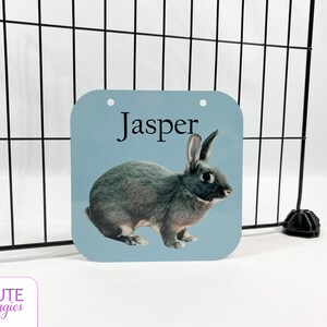 Bunny Rabbit Name Tag, Rabbit Accessories, Pet Tag, Bunny Personalized ...