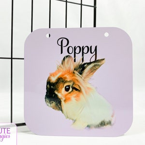 Bunny Rabbit Name Tag, Rabbit Accessories, Pet Tag, Bunny Personalized ...
