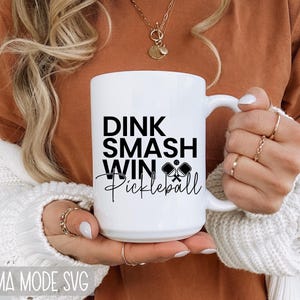 Pickleball Dink Smash Win SVG PNG: Cut File for Shirts, Wall Art - Etsy