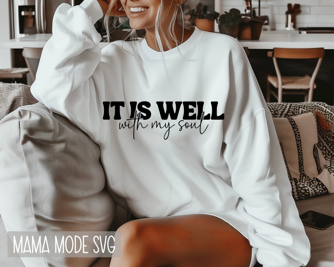 It is Well SVG File PNG | Christian Retro Svg | Christian Music Svg ...