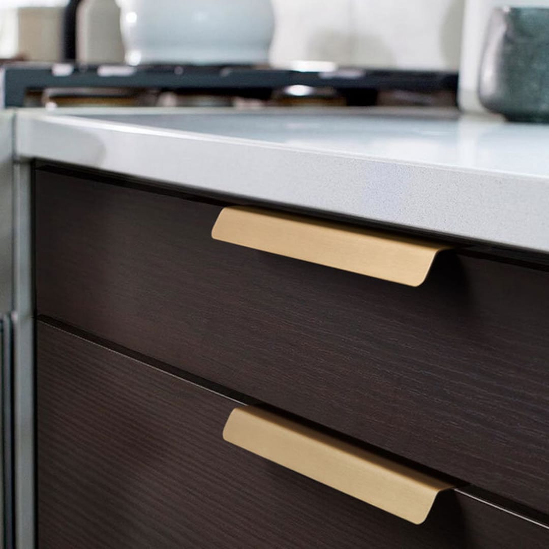 Invisible Drawer Pulls Handle Finger Pull Cabinet Hardware - Etsy
