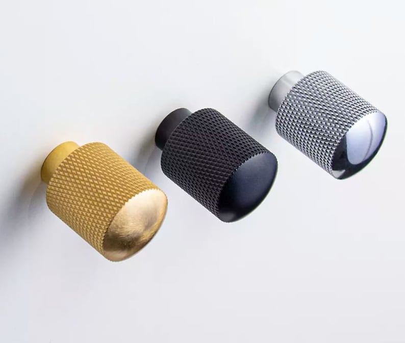 Modern Knurled Cabinet Knob Drawer Drawer Knobs Cabinet - Etsy