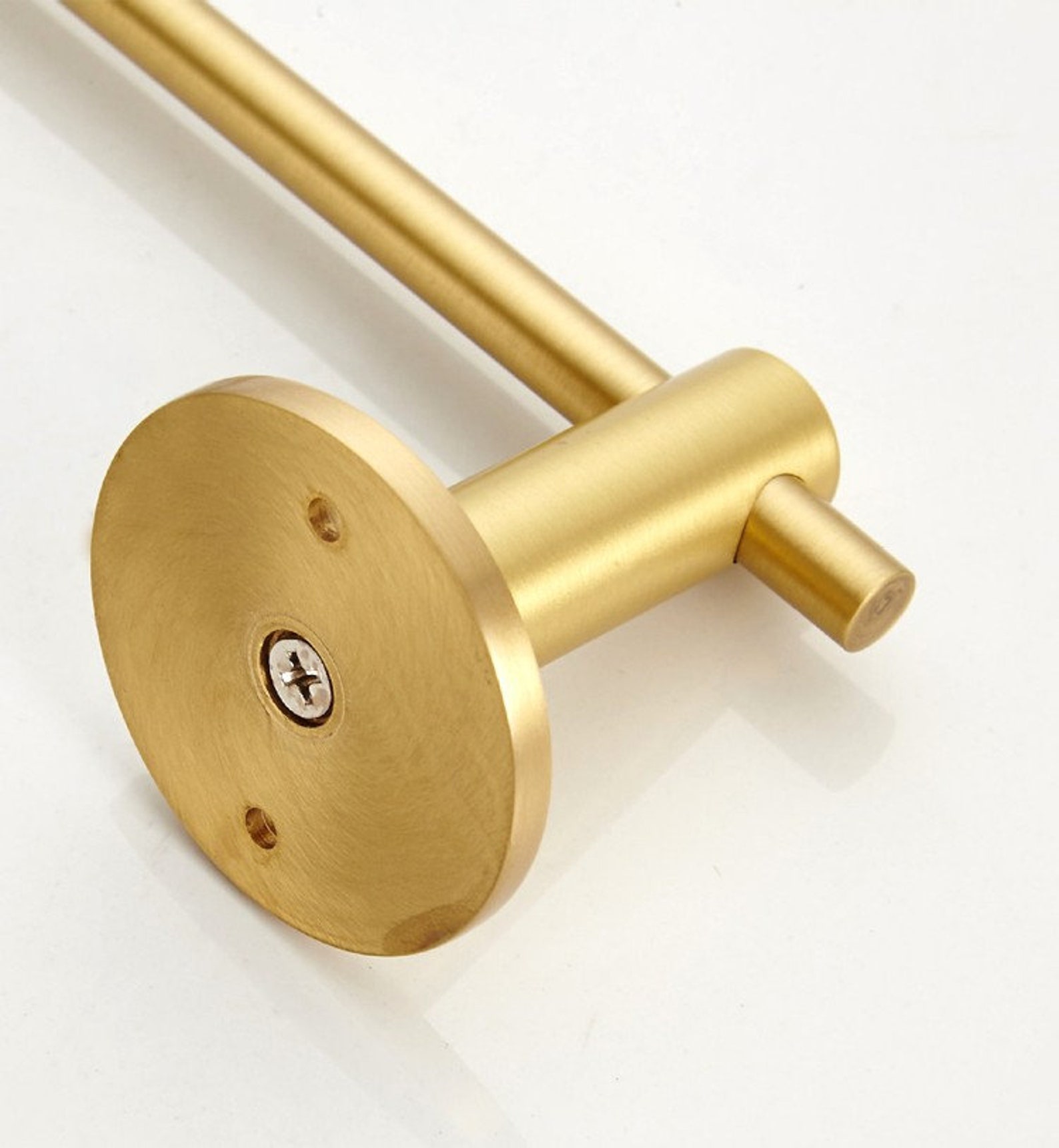 Brass Towel Bar Modern Brass Towel Rod Brass Hand Towel - Etsy