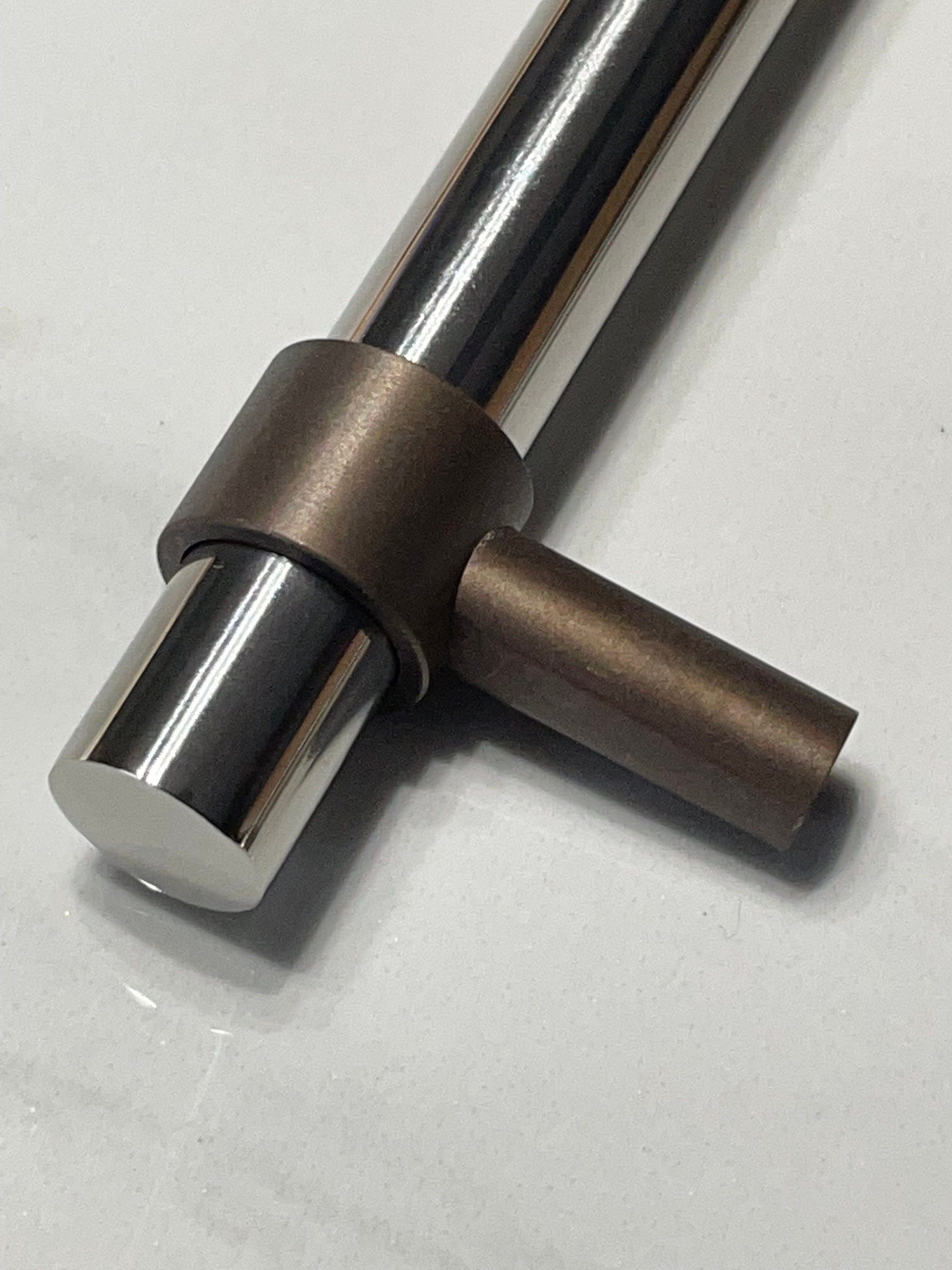 Stainless Steel and Brass Kitchen Cabinet Pulls Knobs T Bars - Etsy UK