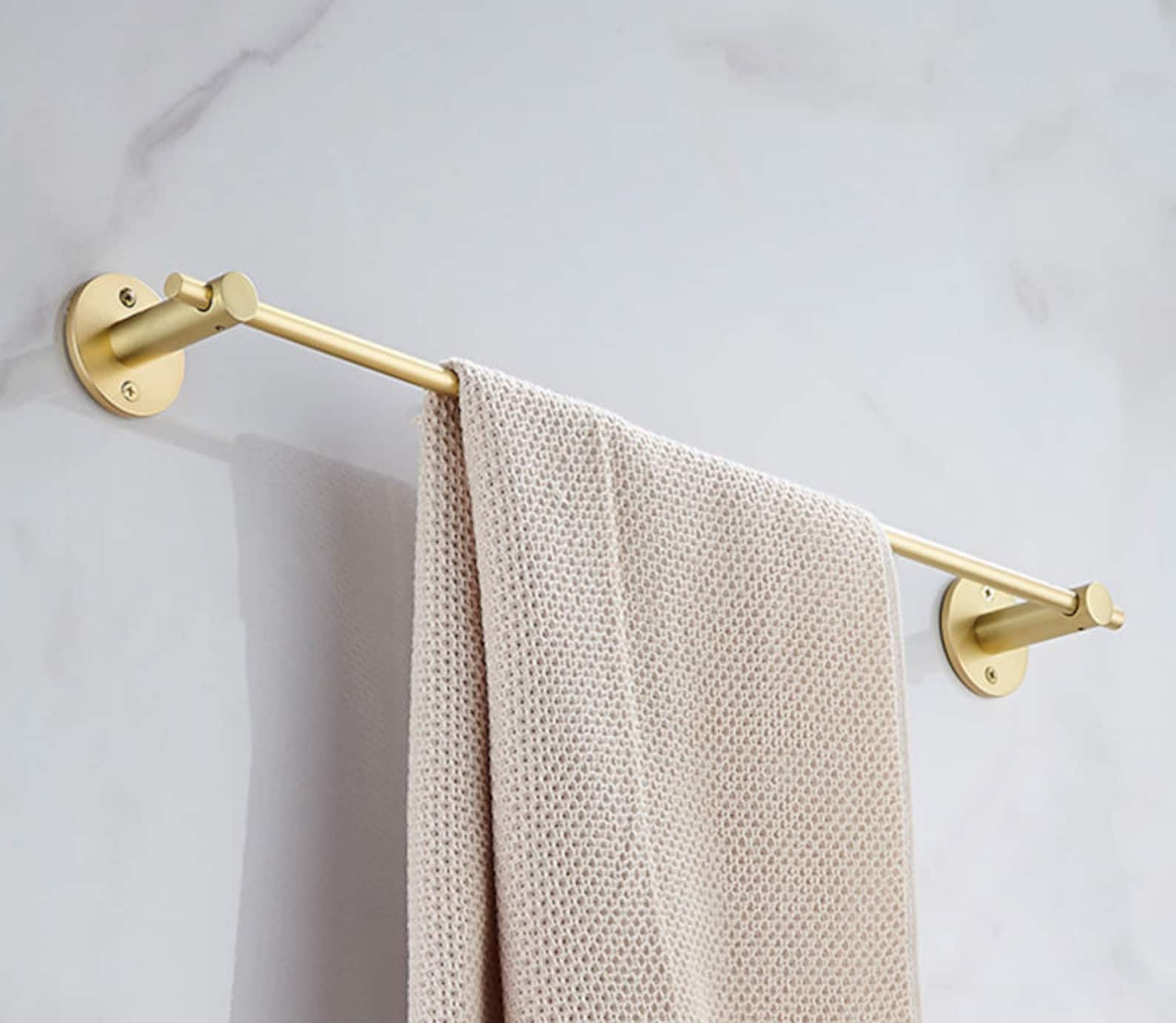 Brass Towel Bar Modern Brass Towel Rod Brass Hand Towel - Etsy