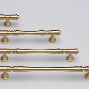 Antique Brass Cabinet Pulls, Kitchen Cabinet Handles, Brass Cabinet Pulls - Etsy