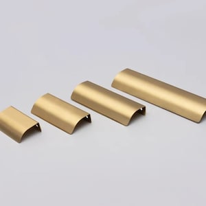 Invisible Drawer Pulls - Handle Finger Pull, Cabinet Hardware - Etsy