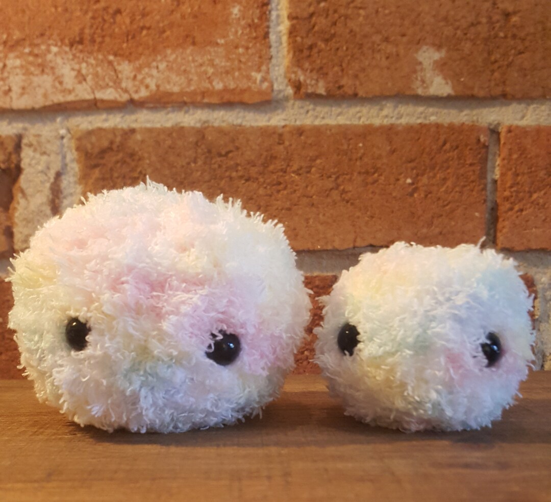 Crochet Poofs! Comes With a Big Poof and a Small Poof! - Etsy