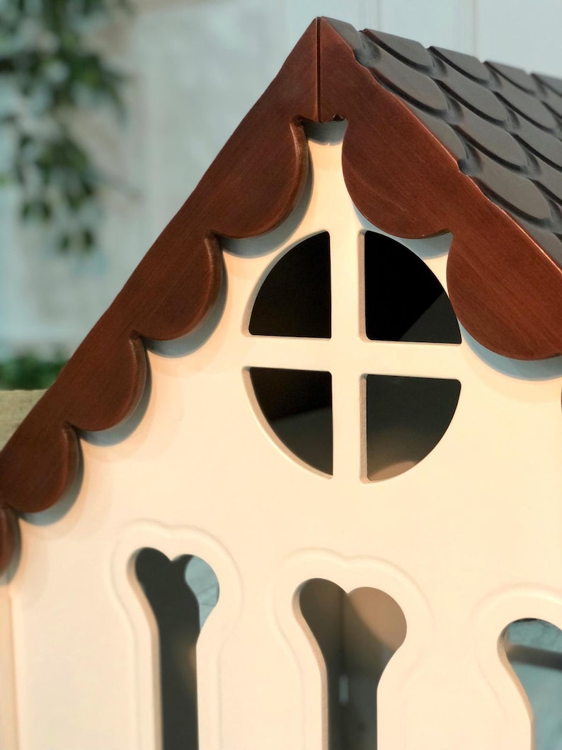 Modern Dog House Wooden Pet House İndoor Dog Bed Dog Crate | Etsy