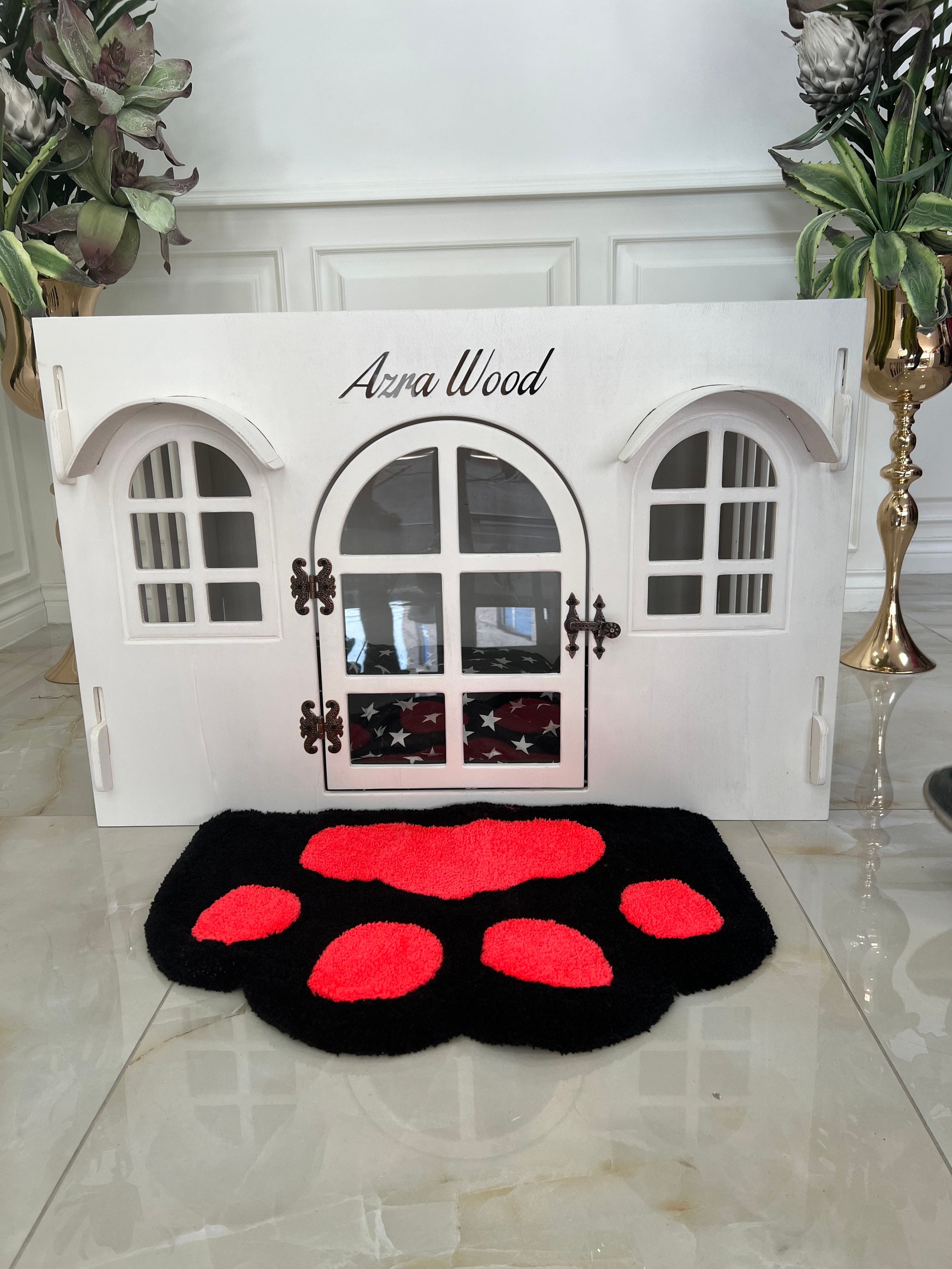 Modern Dog House, Wooden Pet House, İndoor Dog Bed, Dog Crate, Dog ...