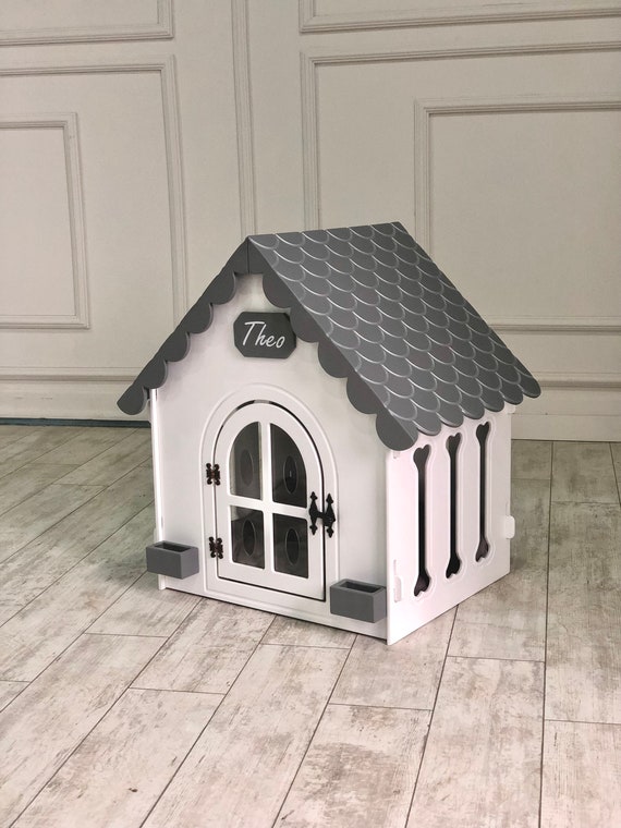 Modern Dog House Wooden Pet House İndoor Dog Bed Dog Crate - Etsy