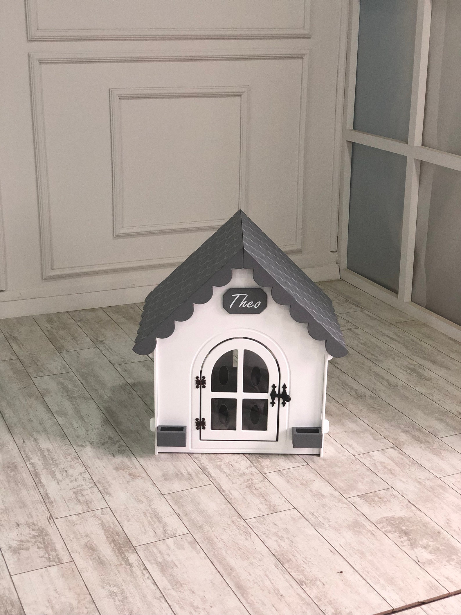 Modern Dog House Wooden Pet House İndoor Dog Bed Dog Crate - Etsy