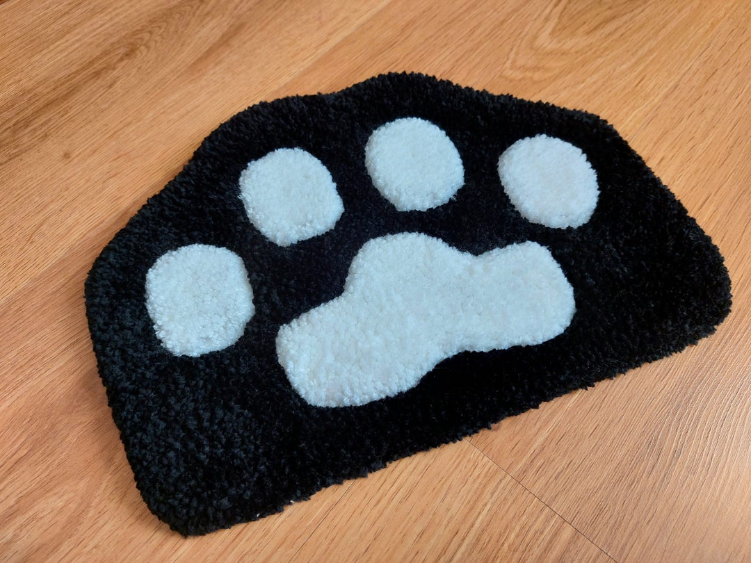 Tufting,paw Print Door Mat,mat for Dogs,mat for Dog House,mat for Dog ...