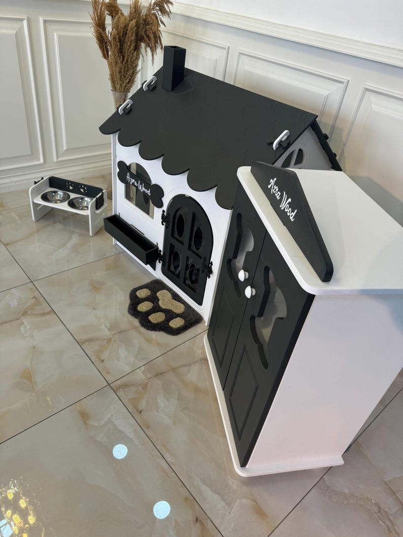 Dog Wardrobe,wardrobe Hanger,chest of Drawers,modern Dog House,, Dog ...
