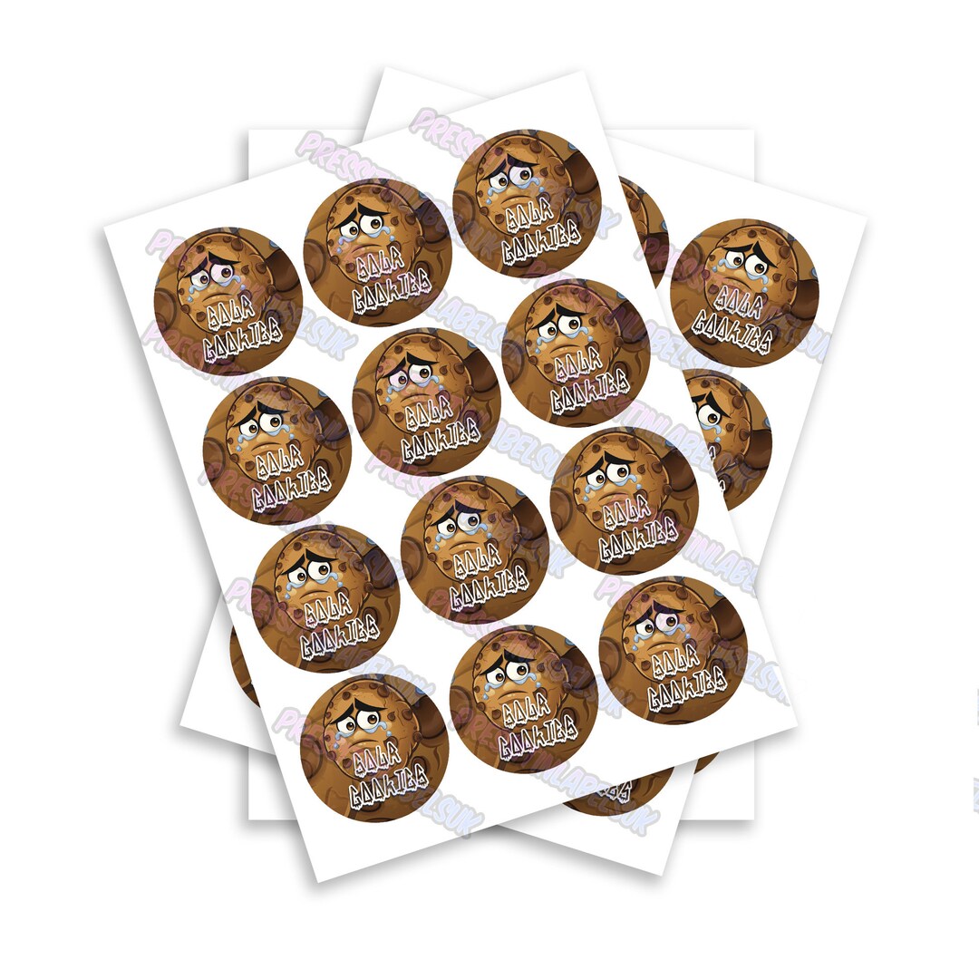 Sour Cookies Slaps Round Sticker Labels - High Gloss - Pop Top Slap ...