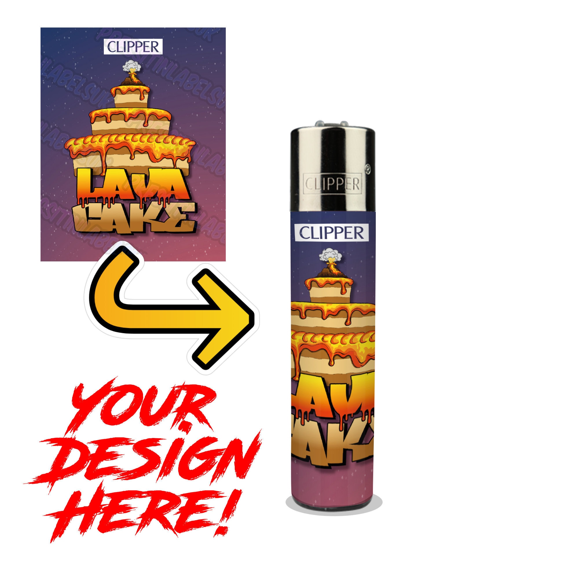 Custom Lighter Wrap Custom Lighter Stickers Clipper - Etsy Australia