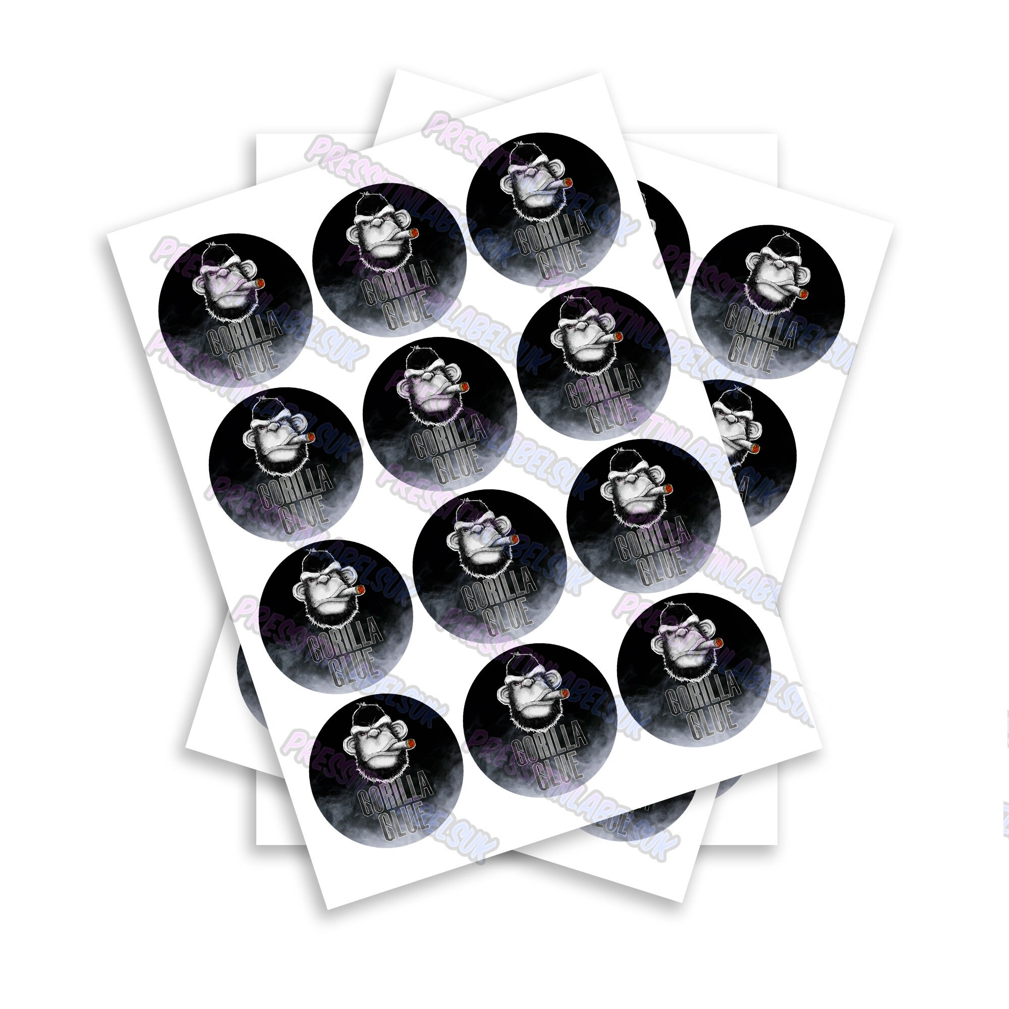 Graphic Design Slap Stickers Multiple Sizes High Gloss Gorilla G T2 ...