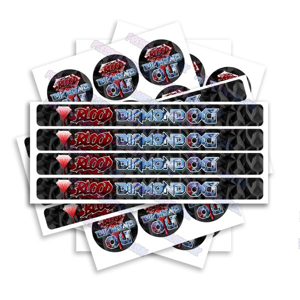 Blood Labels Template - Etsy