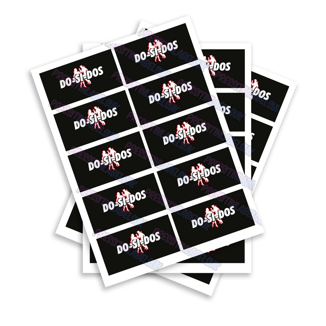 Dosi Pre Roll Sticker Labels High Gloss Multiple Sizes Bulk Stickers ...