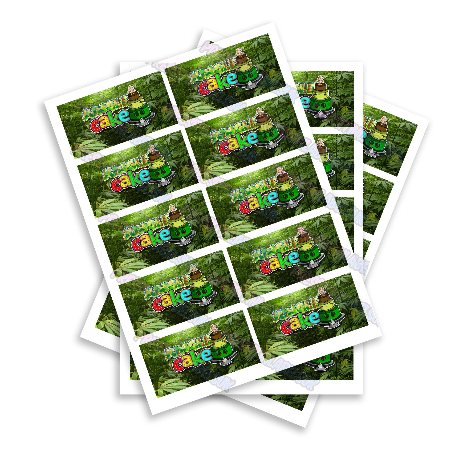 Jungle C T2 Pre Roll Sticker Labels - High Gloss - Multiple Sizes ...