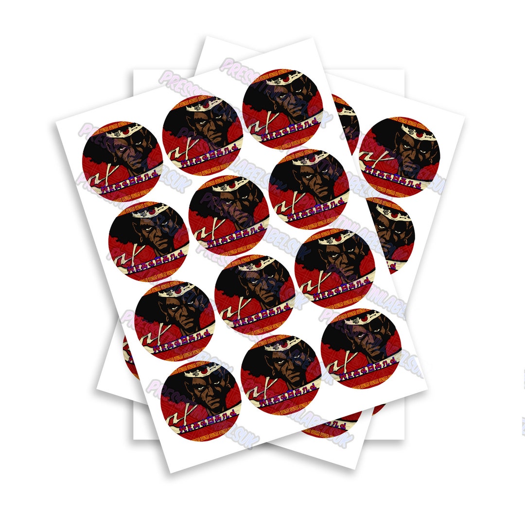 Headband Sticker Labels - High Gloss - Pop Top Slap Stickers - Circular ...