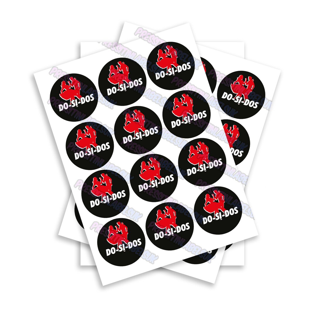 Dosi Round Sticker Labels High Gloss Multiple Sizes Circular Sticker ...