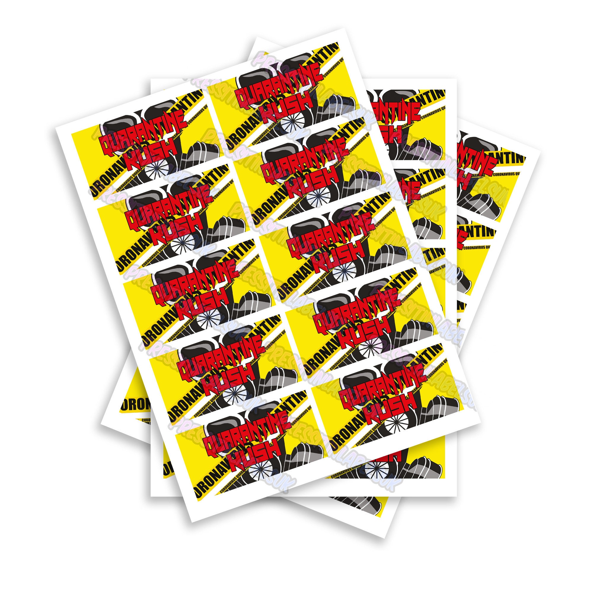 Quarantine K Pre Roll Sticker Labels High Gloss Multiple | Etsy