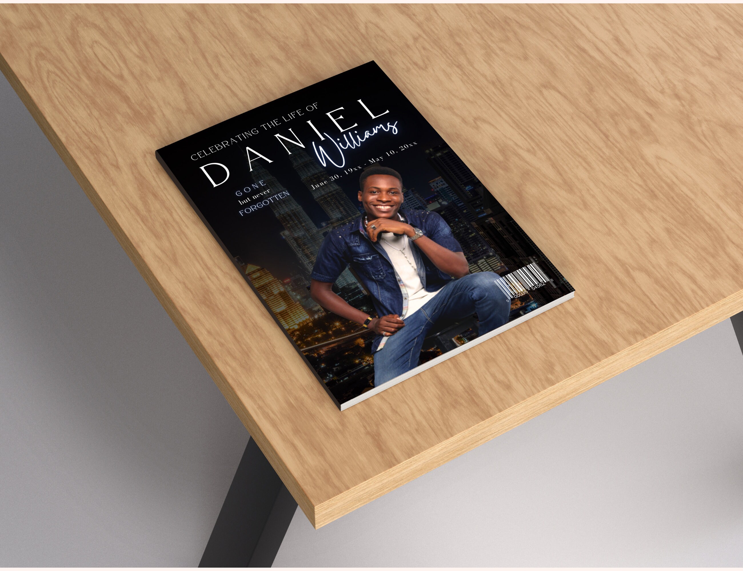 8 Page Magazine Style Funeral/memorial Program Celebration of Life ...