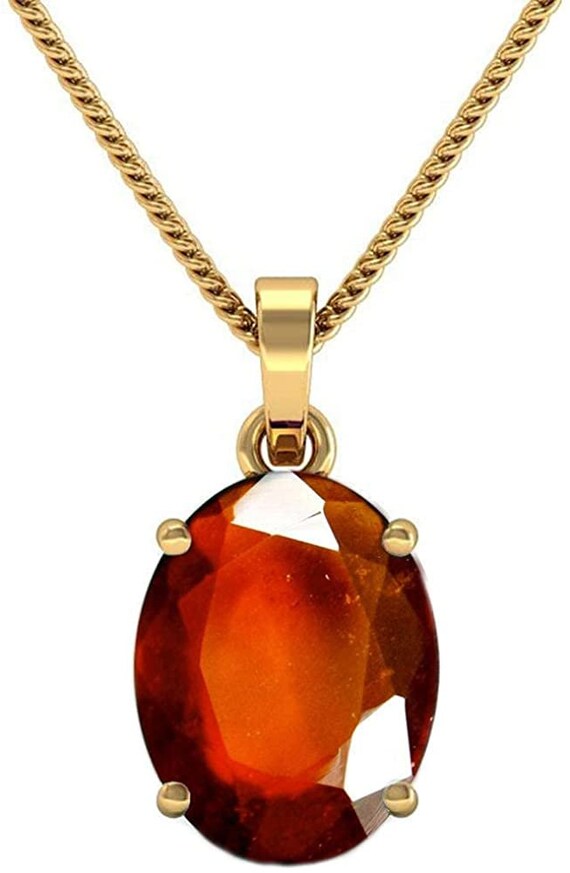 Hessonite Pendant