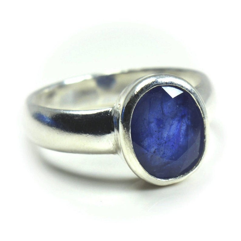 Blue Sapphire Ring/ Sapphire Ring/ Neelam Ring/ Sapphire - Etsy