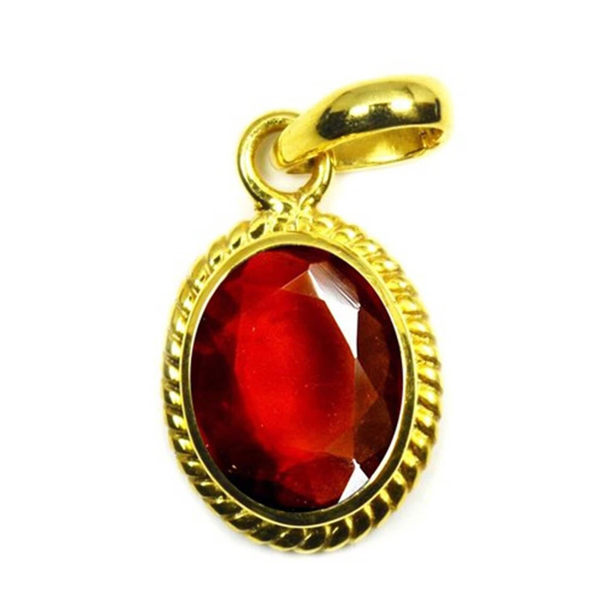 Hessonite Pendant