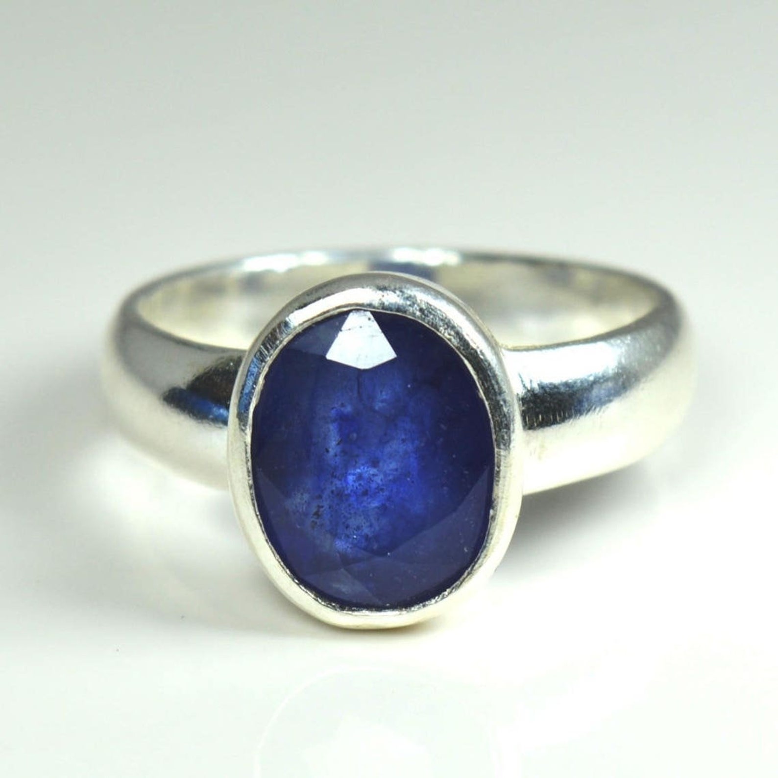 Blue Sapphire Ring/ Sapphire Ring/ Neelam Ring/ Sapphire - Etsy