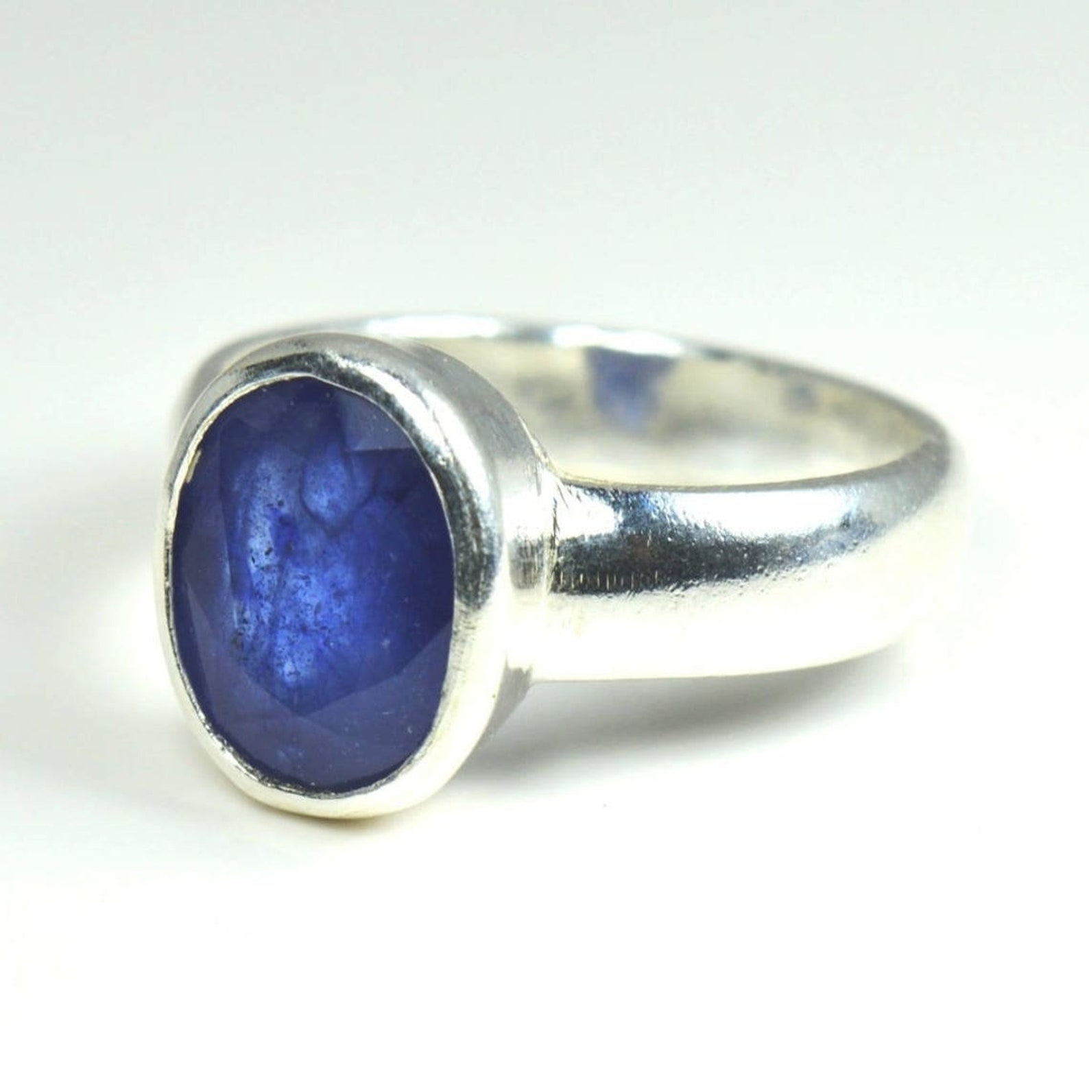 Blue Sapphire Ring/ Sapphire Ring/ Neelam Ring/ Sapphire - Etsy