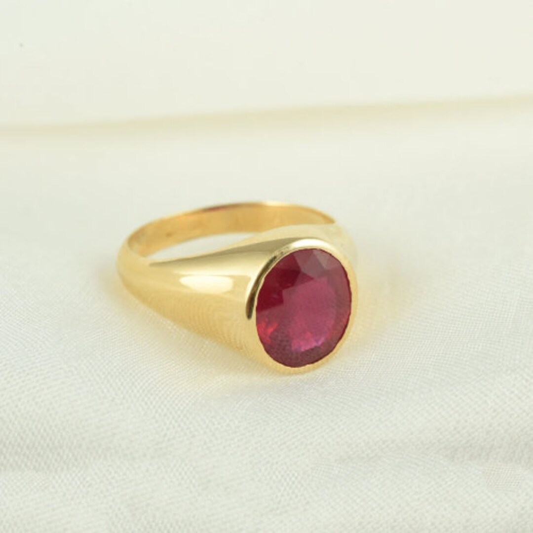 Ruby Ring/red Ruby Ring/manik Ring/ruby Gemstone Ring Copper - Etsy