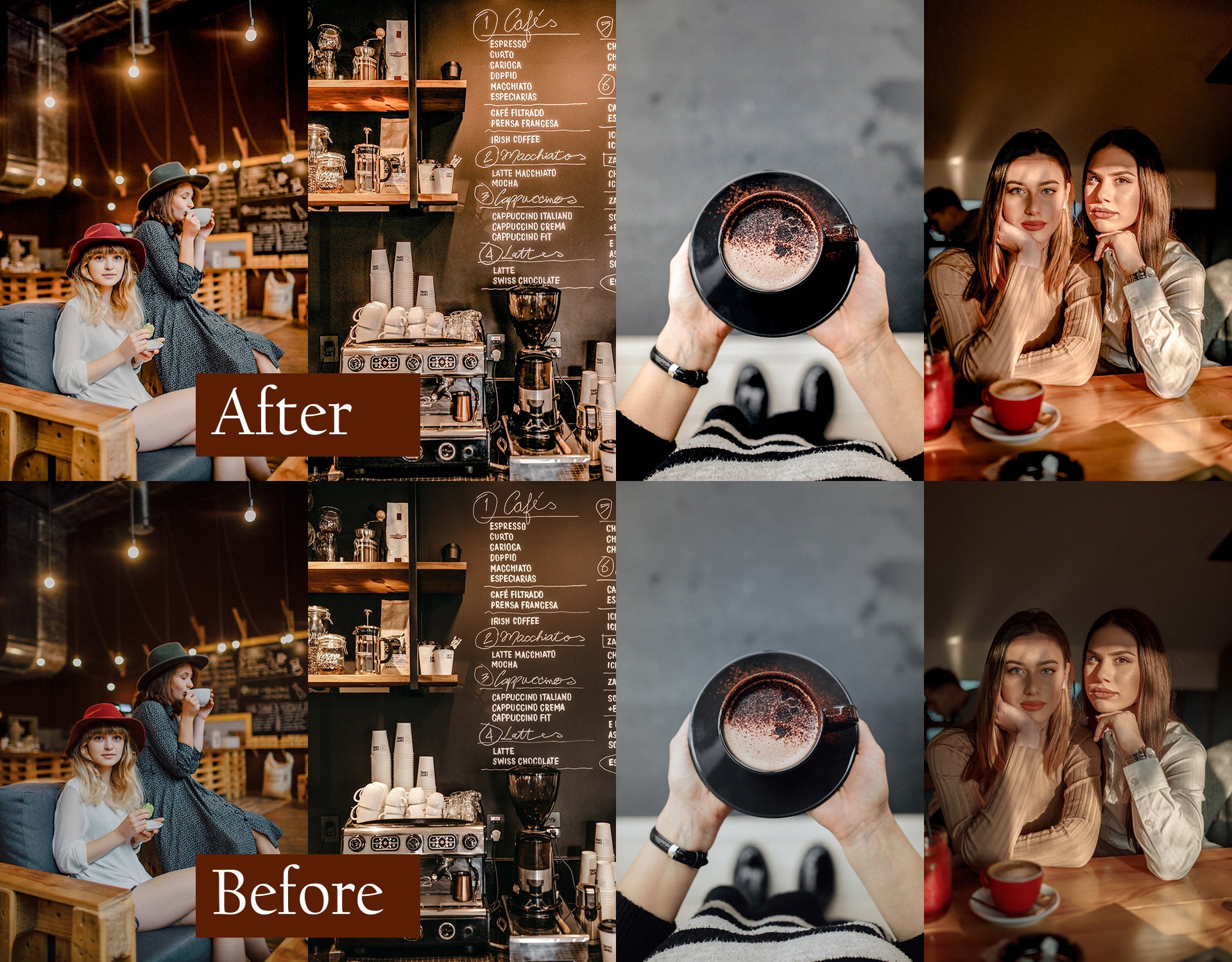 Moody Coffee Shop Lightroom Mobile Presets Dark Cafe - Etsy UK