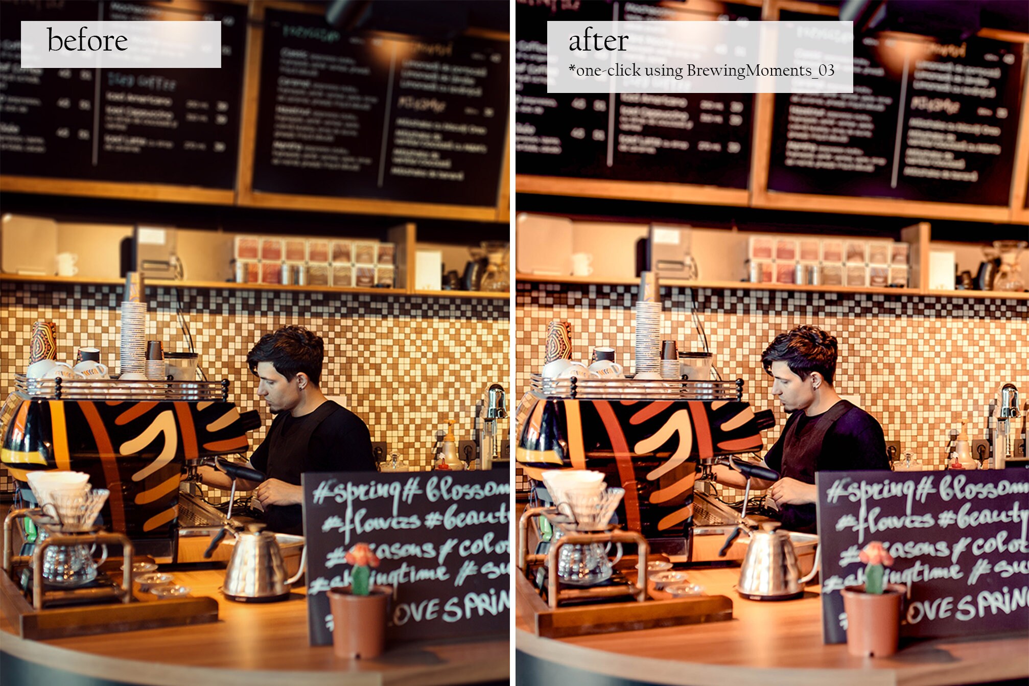 Moody Coffee Shop Lightroom Mobile Presets Dark Cafe - Etsy UK