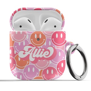 Smiley Face AirPod Pro Case Cute Fun Retro Aesthetic Personalized Apple ...