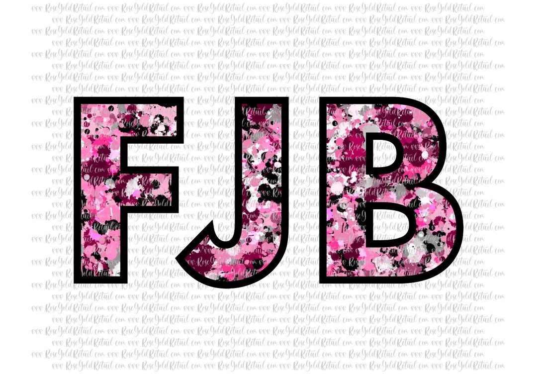 FJB With Pink Paint Splatter PNG Digital Download Instant Download - Etsy