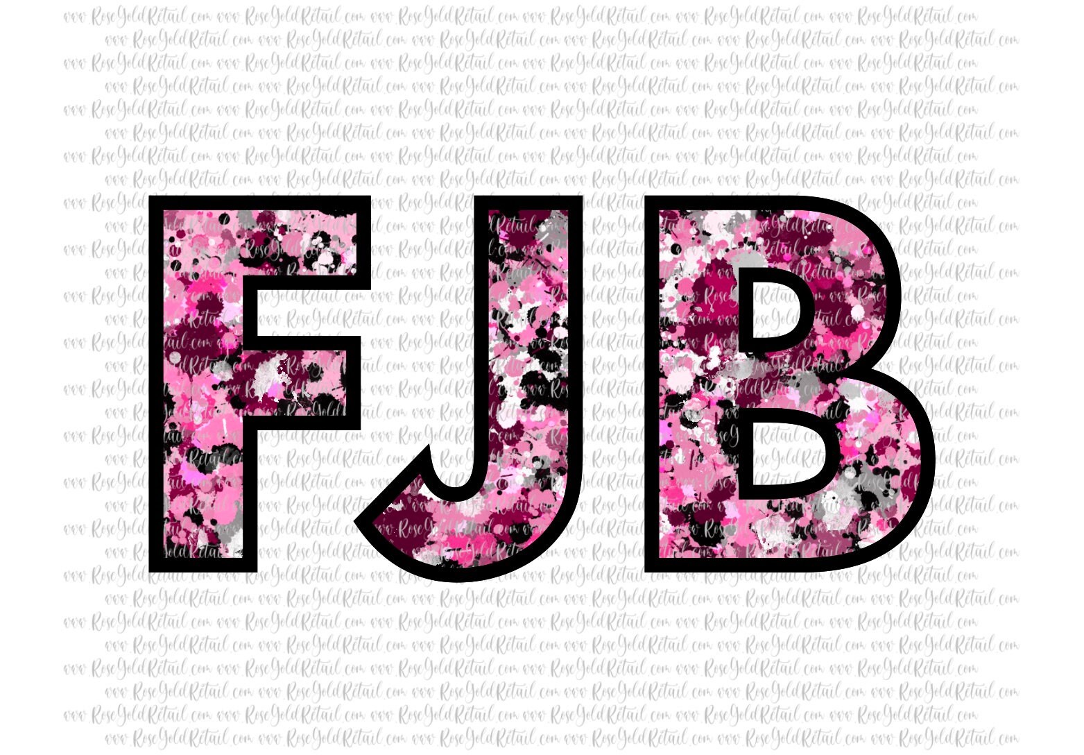 FJB With Pink Paint Splatter PNG Digital Download Instant | Etsy