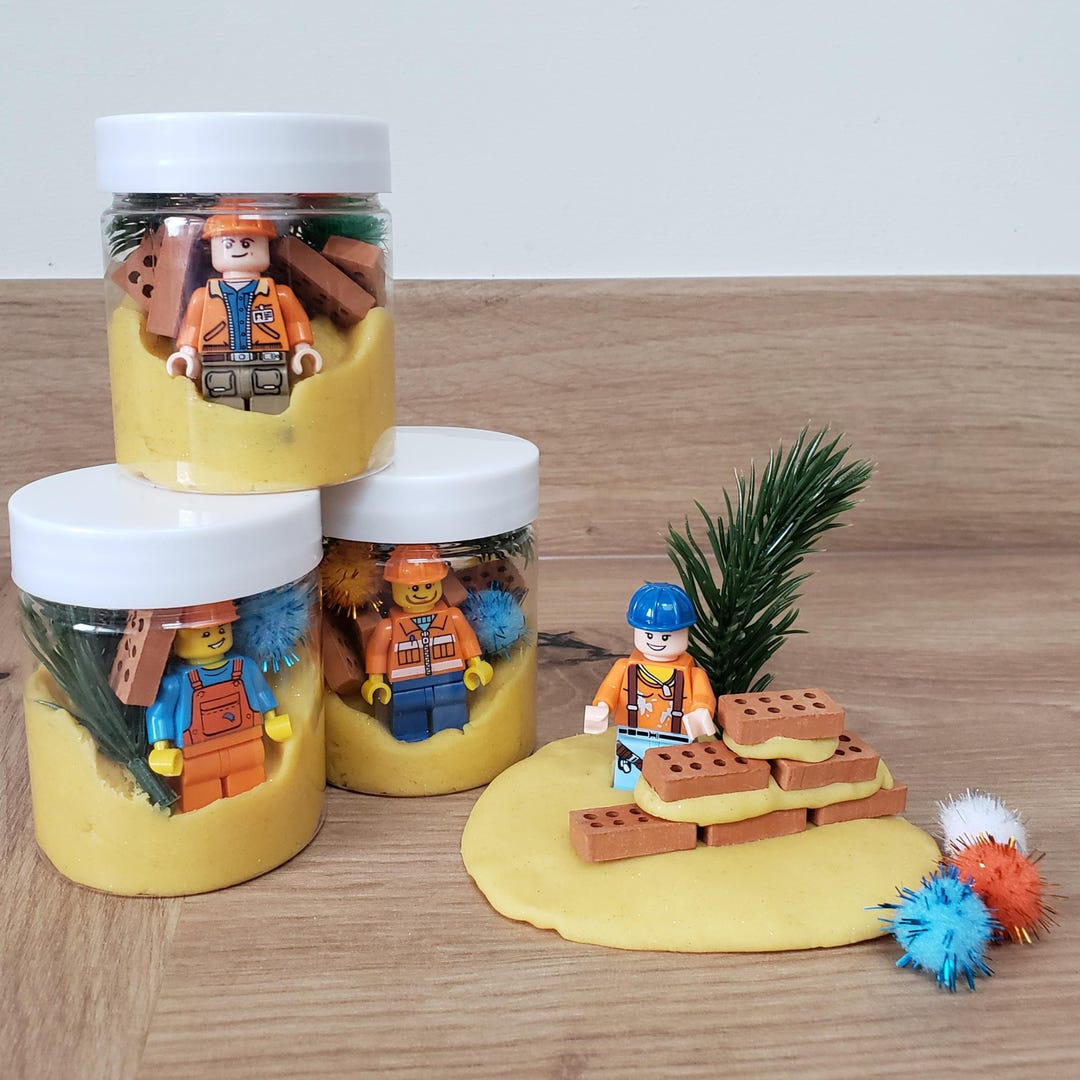 Construction Themed Sensory Play Dough Pot - Etsy