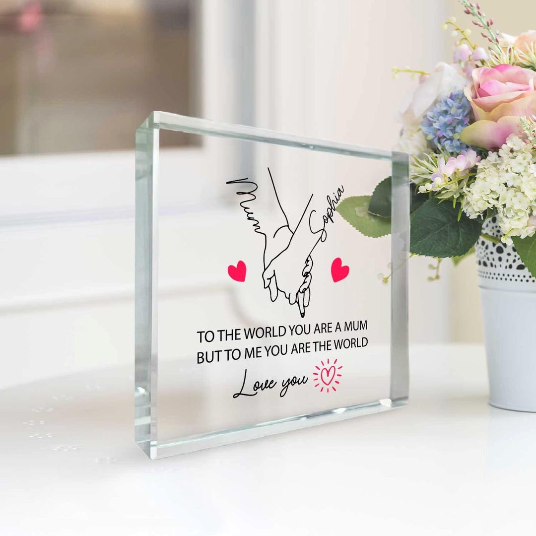 Personalised Mum Print Frame, Birthday Gift for Mum, Mothers Day Gifts ...