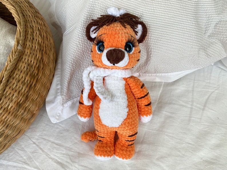 Toy Tiger girl Amigurumi A Little Buddy That Keeps Your - Etsy