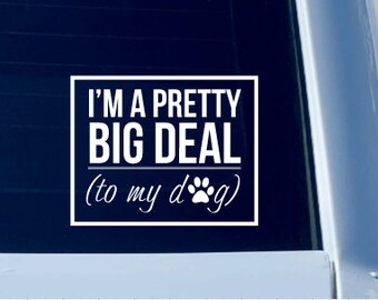 Big Dog Car Decal - Etsy