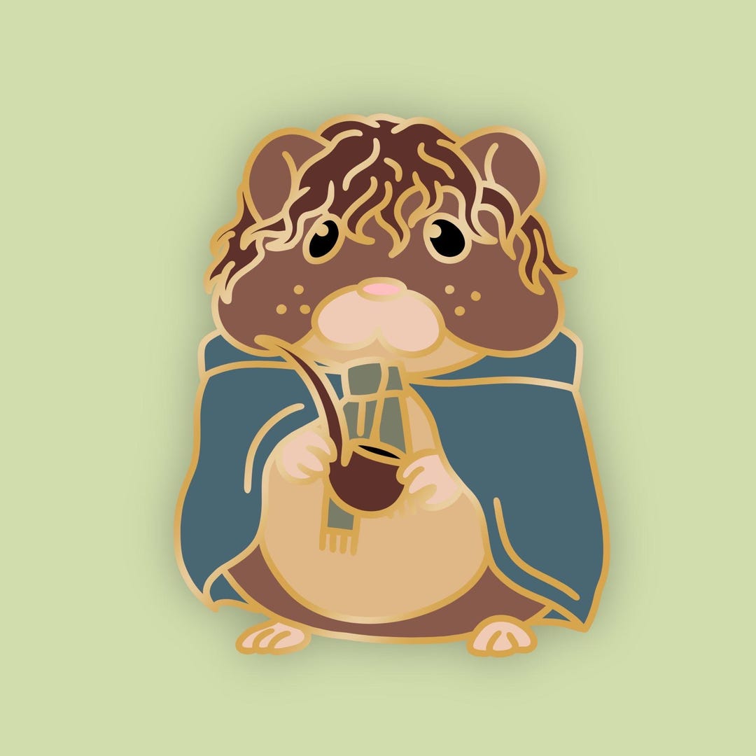 PRESALE Pippin Enamel Pin Badge - Etsy UK